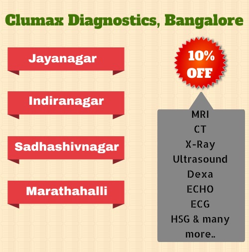 Get 10% Off at Clumax Diagnostics Bangalore - Book Now! | mfine.co